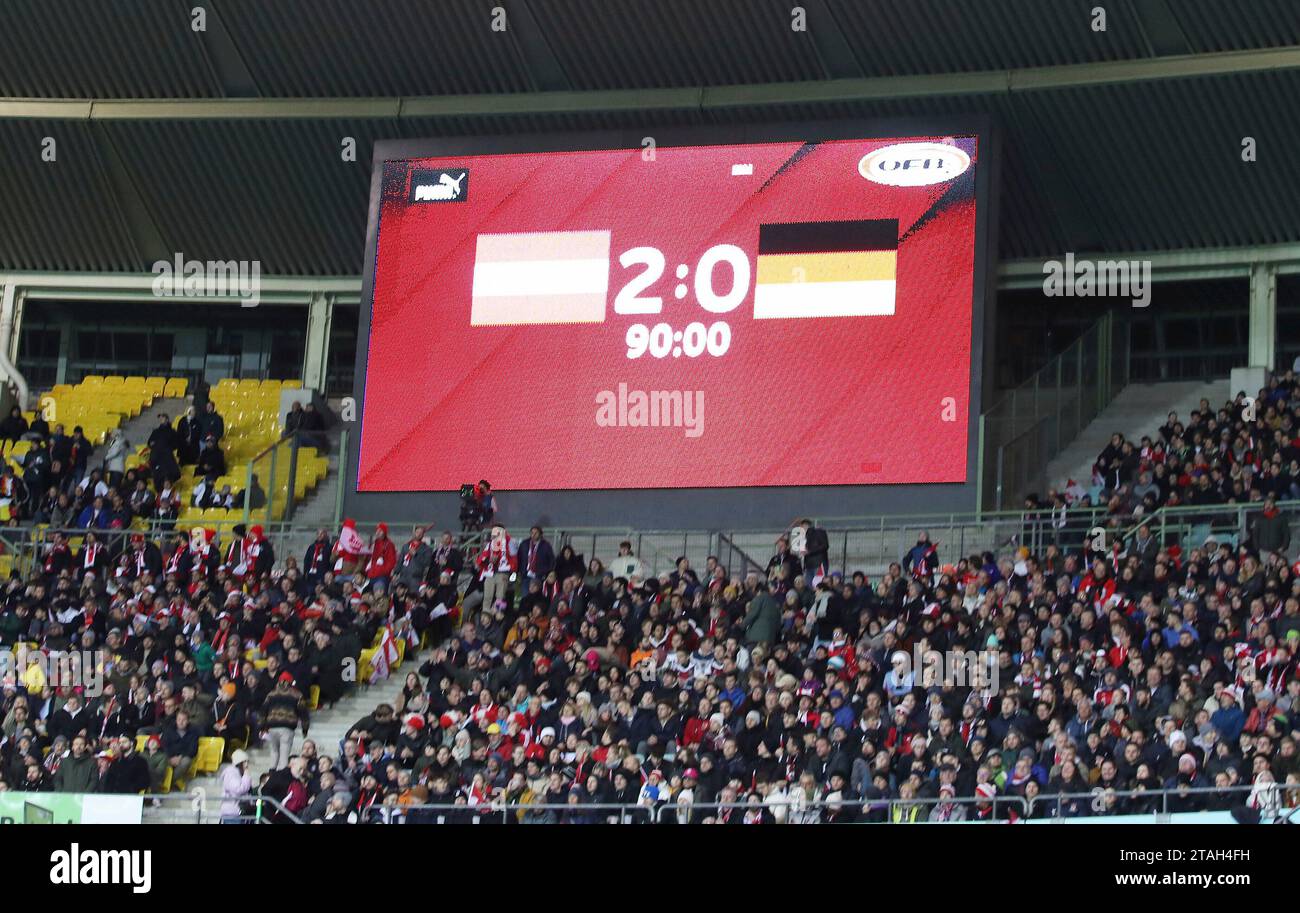 firo: November 21st, 2023 football, soccer, season 2023/2024 men's ...