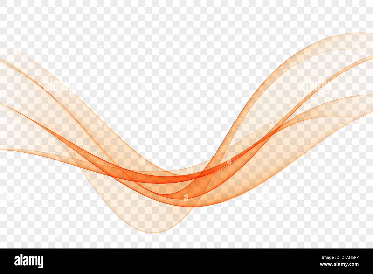 Abstract smooth transparent wave lines. Design element Stock Vector ...
