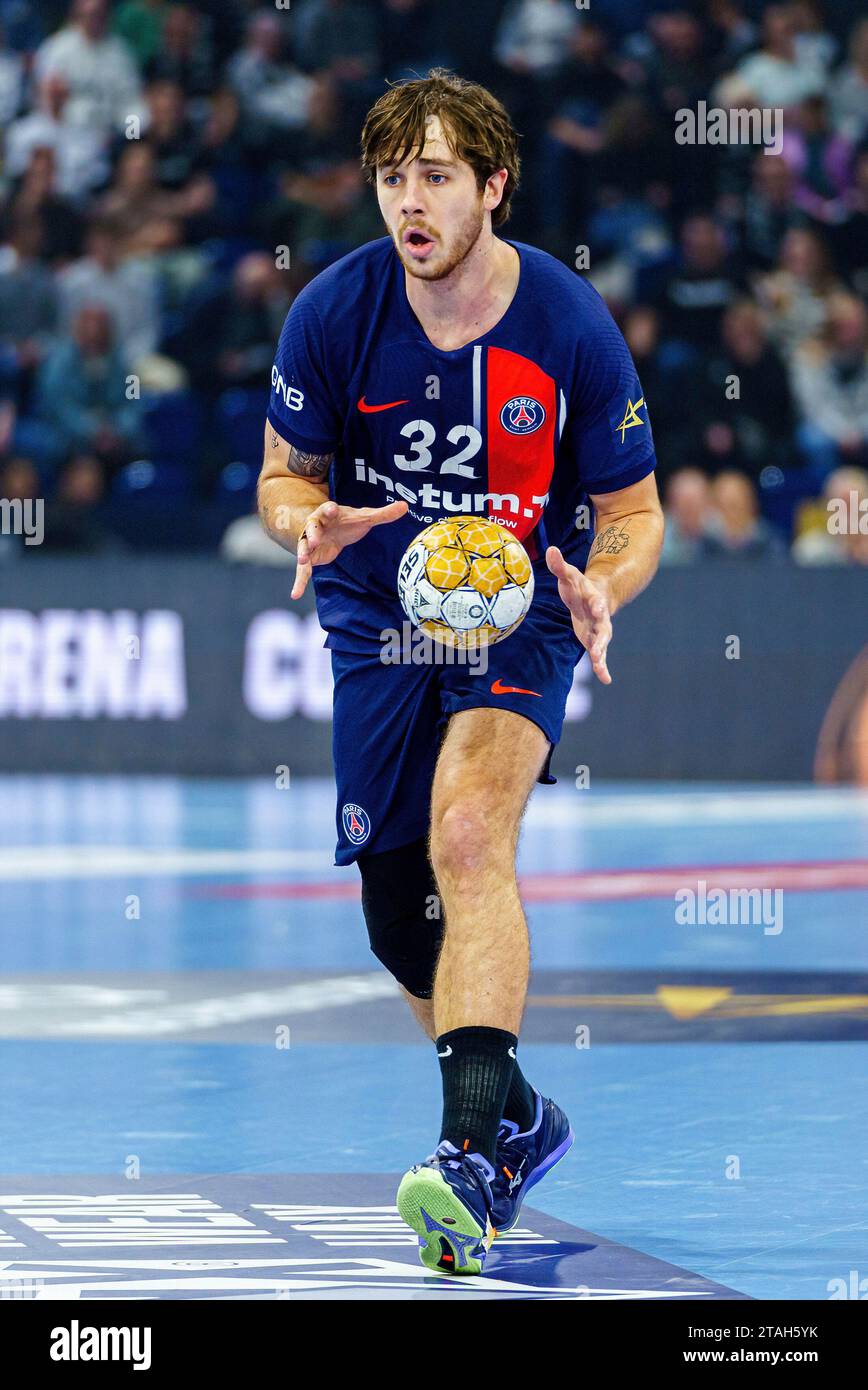 Kiel, Deutschland. 30th Nov, 2023. Jacob Holm (Paris St. Germain, #32 ...