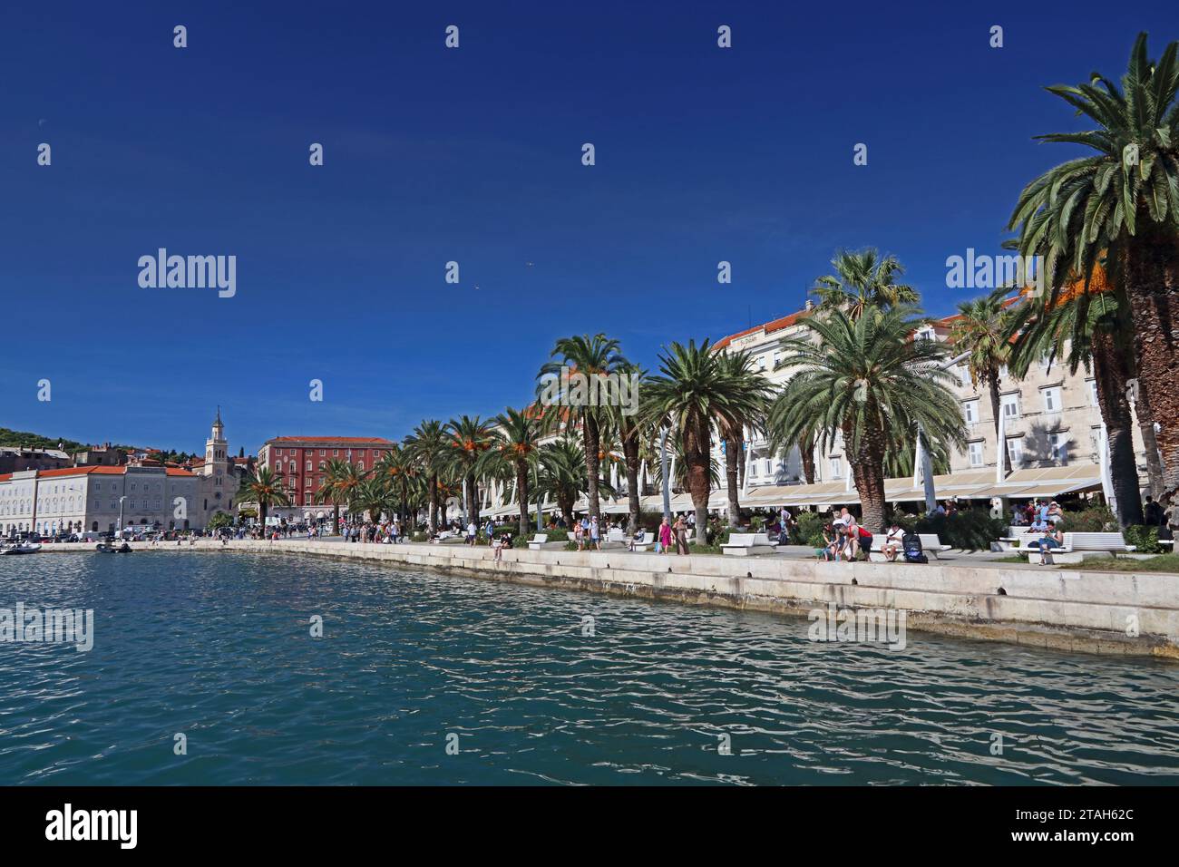 Seafront promenade, Split, Croatia Stock Photo - Alamy