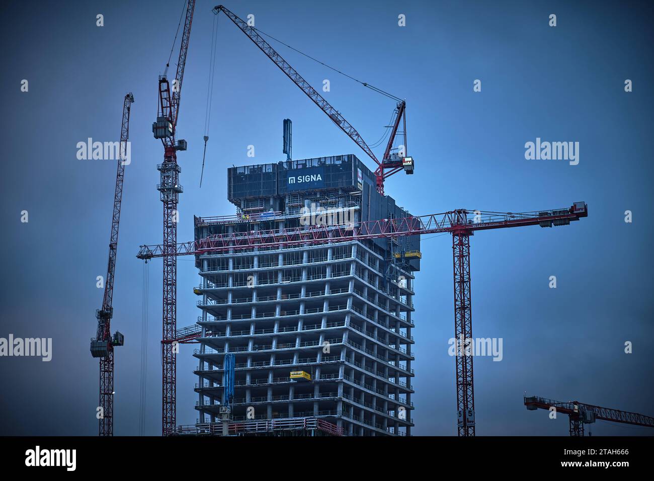 Hamburg, 30.11.2023 Elbtower - Bauvorhaben in der Hamburger Hafencity ...