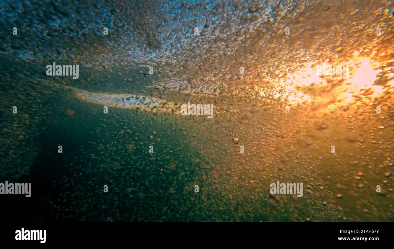 Slow motion underwater river shot hi-res stock photography and images ...