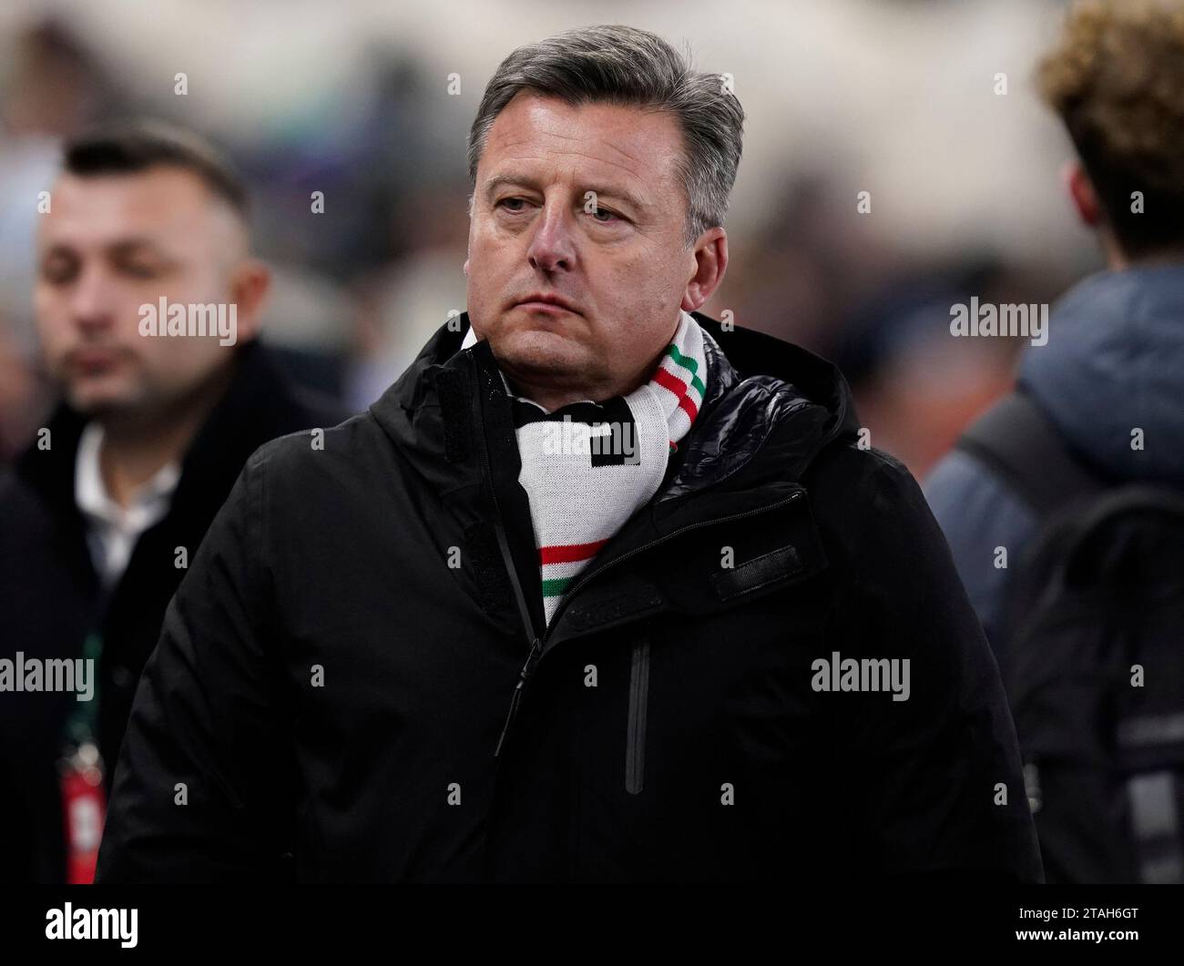 Birmingham, UK. 30th Nov, 2023. Kosta Runjaić manager of Legia Warsaw ...