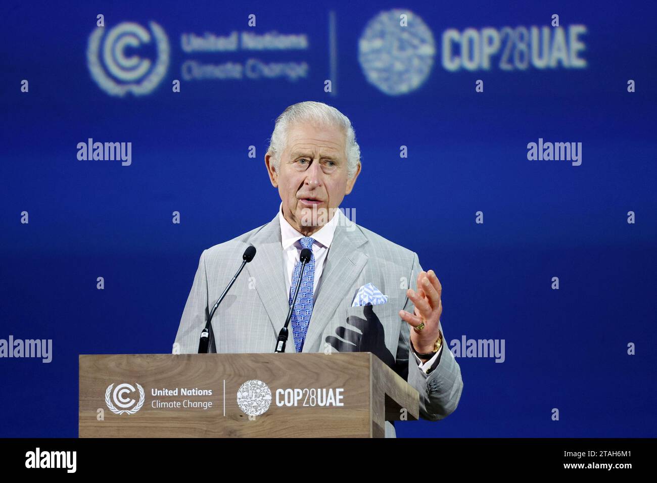 King Charles III makes his opening address at the World Climate Action ...