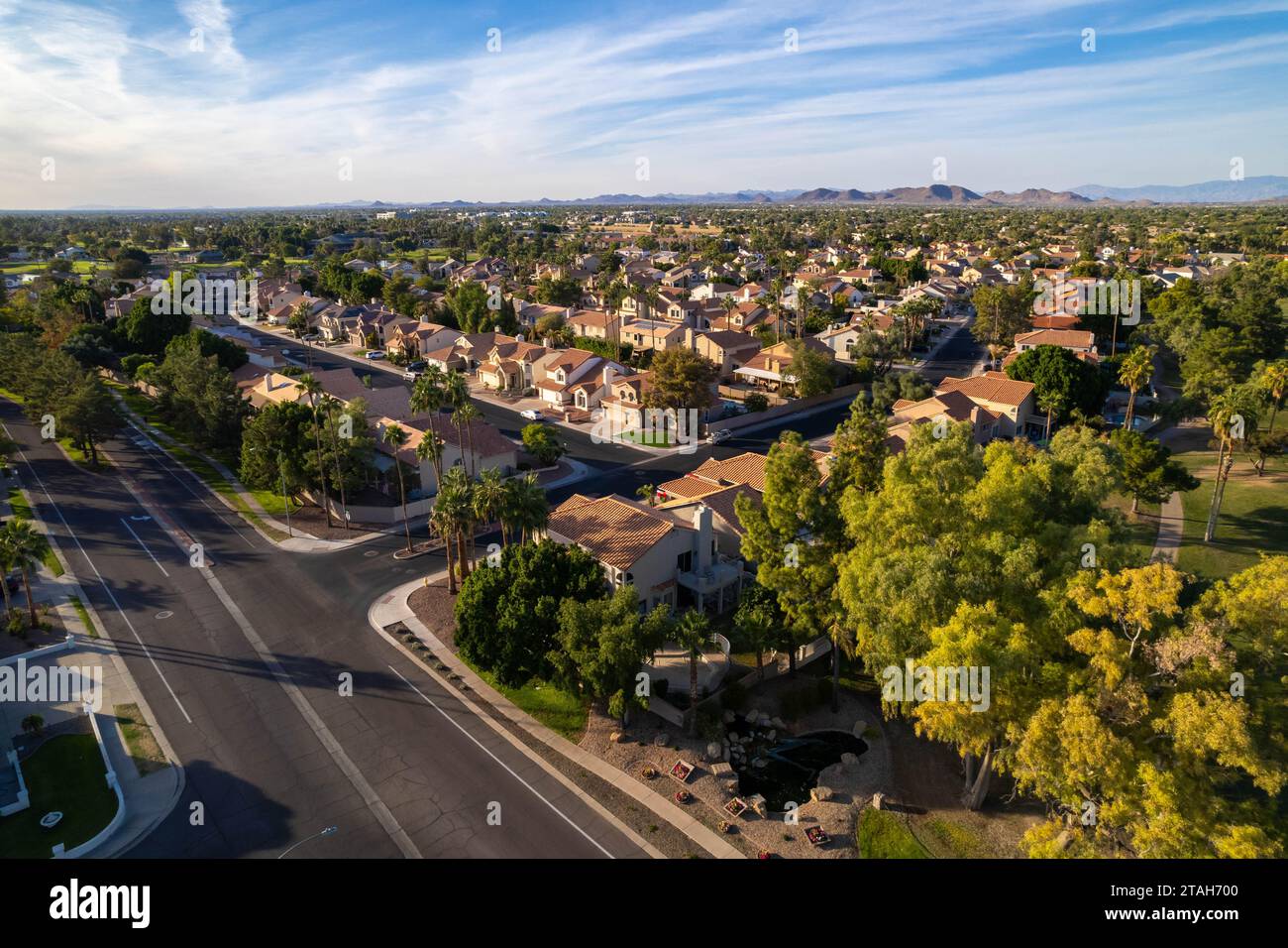 A scenic residential area with lush greenery. Arrowhead Ranch, Glendale ...