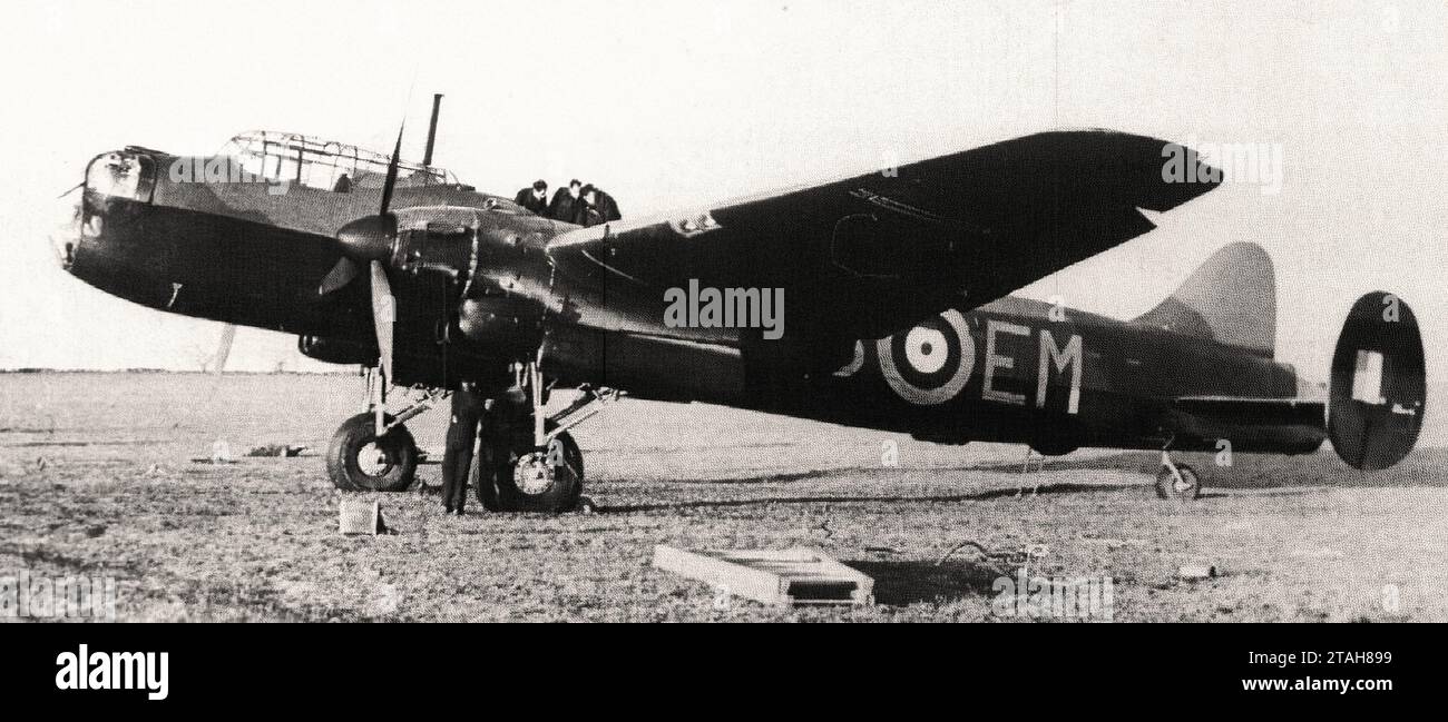 Airplane - Avro 679 Manchester 4 Stock Photo - Alamy