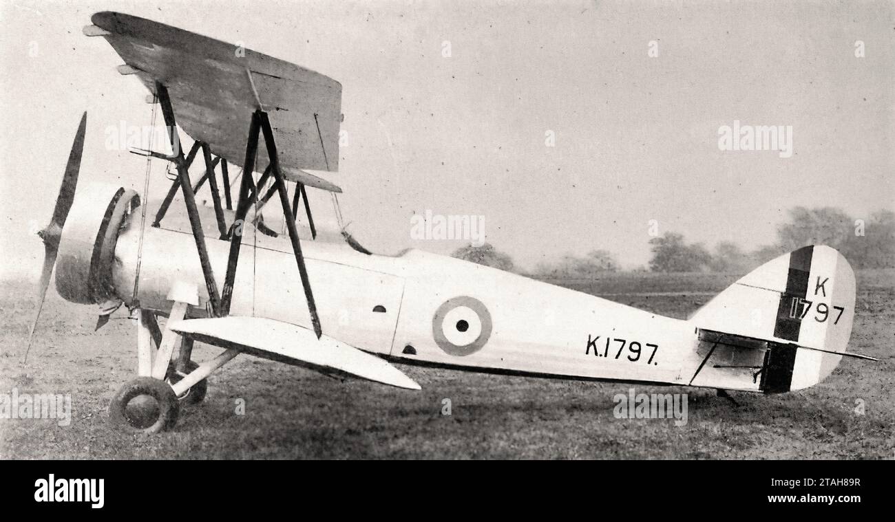 Airplane - Avro 621 Tutor Stock Photo - Alamy