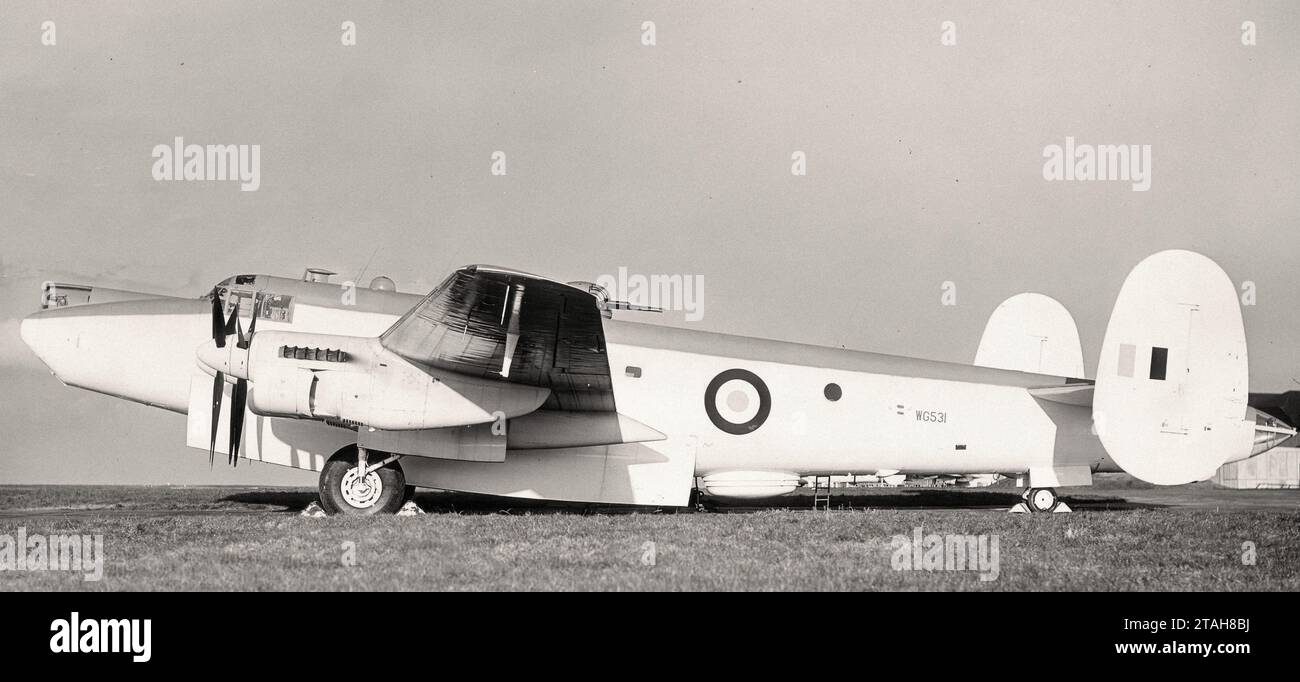Airplane - Avro 696 Shackleton MR2 second production aircraft Stock ...