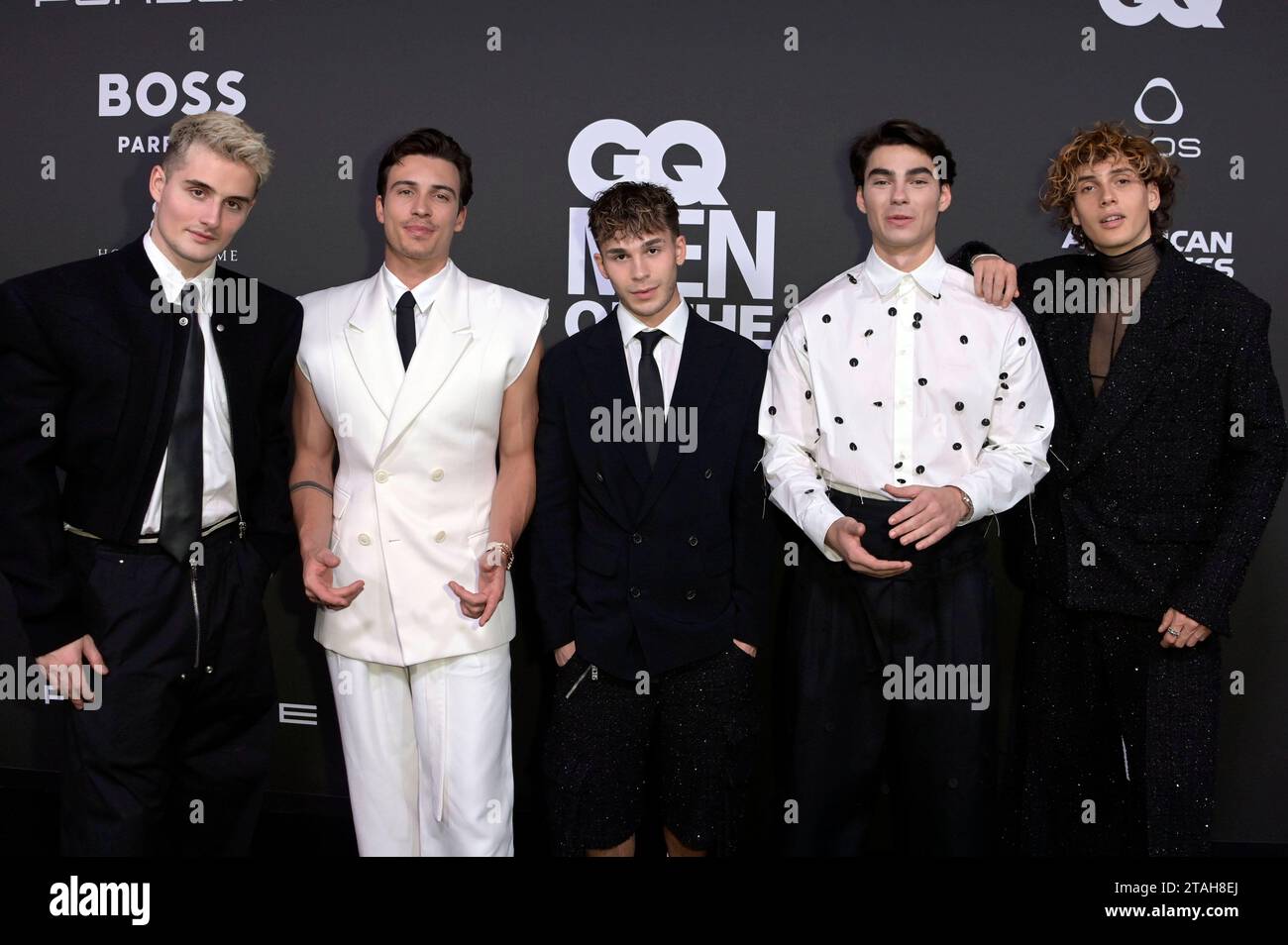 Luis Freitag, Tim Schaecker, Julien Brown, Jacob Rott und Bene Schulz von den Elevator Boys bei ...