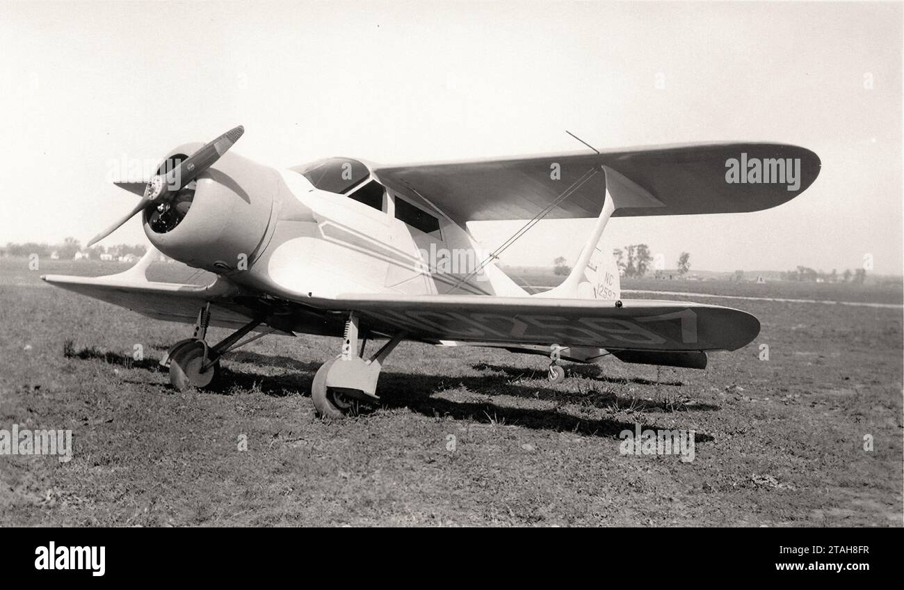 Beechcraft staggerwing hi-res stock photography and images - Alamy