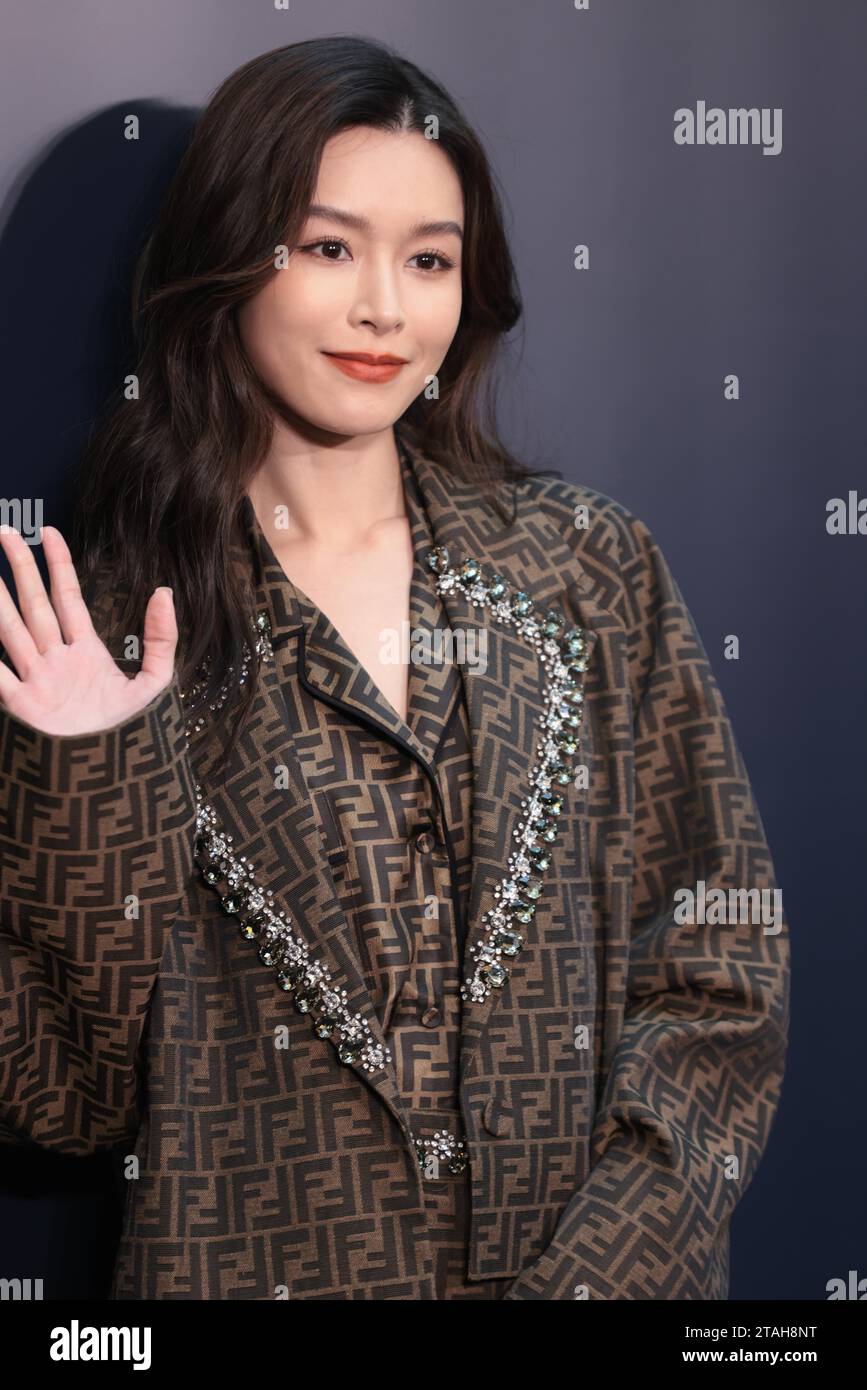 Hong Kong actress and fashion model Janice Man attends a Fendi activity ...