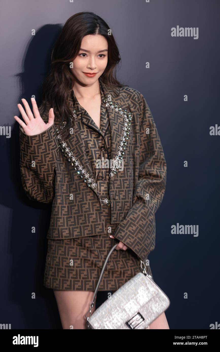 Hong Kong actress and fashion model Janice Man attends a Fendi activity ...