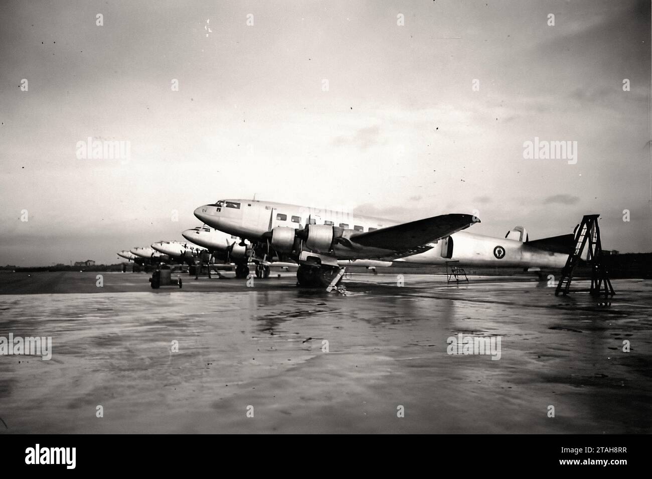 Airplane - Bloch MB.161 Orly 1948 Stock Photo - Alamy