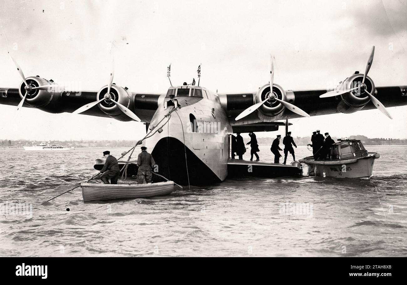 Airplane - Boeing 314 Southampton Stock Photo - Alamy