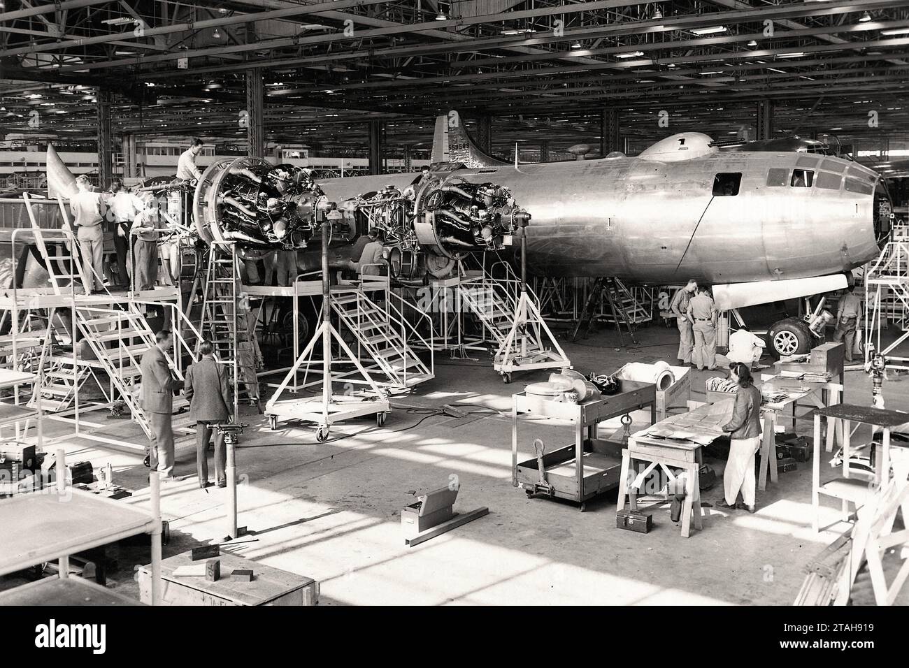 Airplane - Boeing B-50A 00004 Stock Photo - Alamy