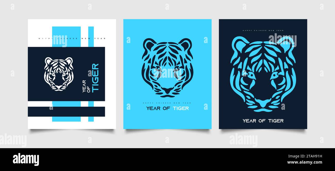 Chinese New Year 2022 Year of The Tiger. Chinese New Year Poster or ...