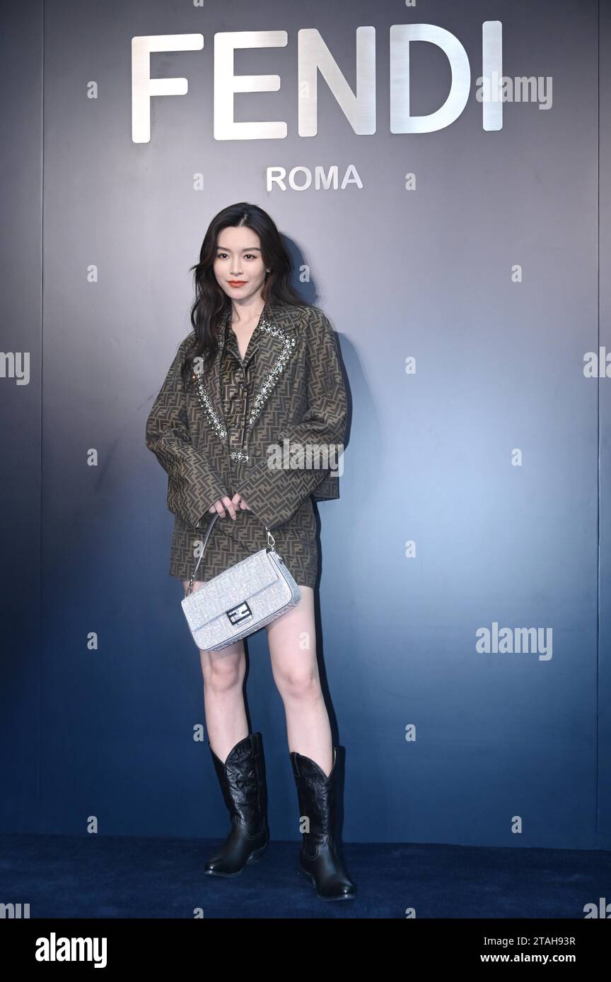 Hong Kong actress and fashion model Janice Man attends a Fendi activity ...