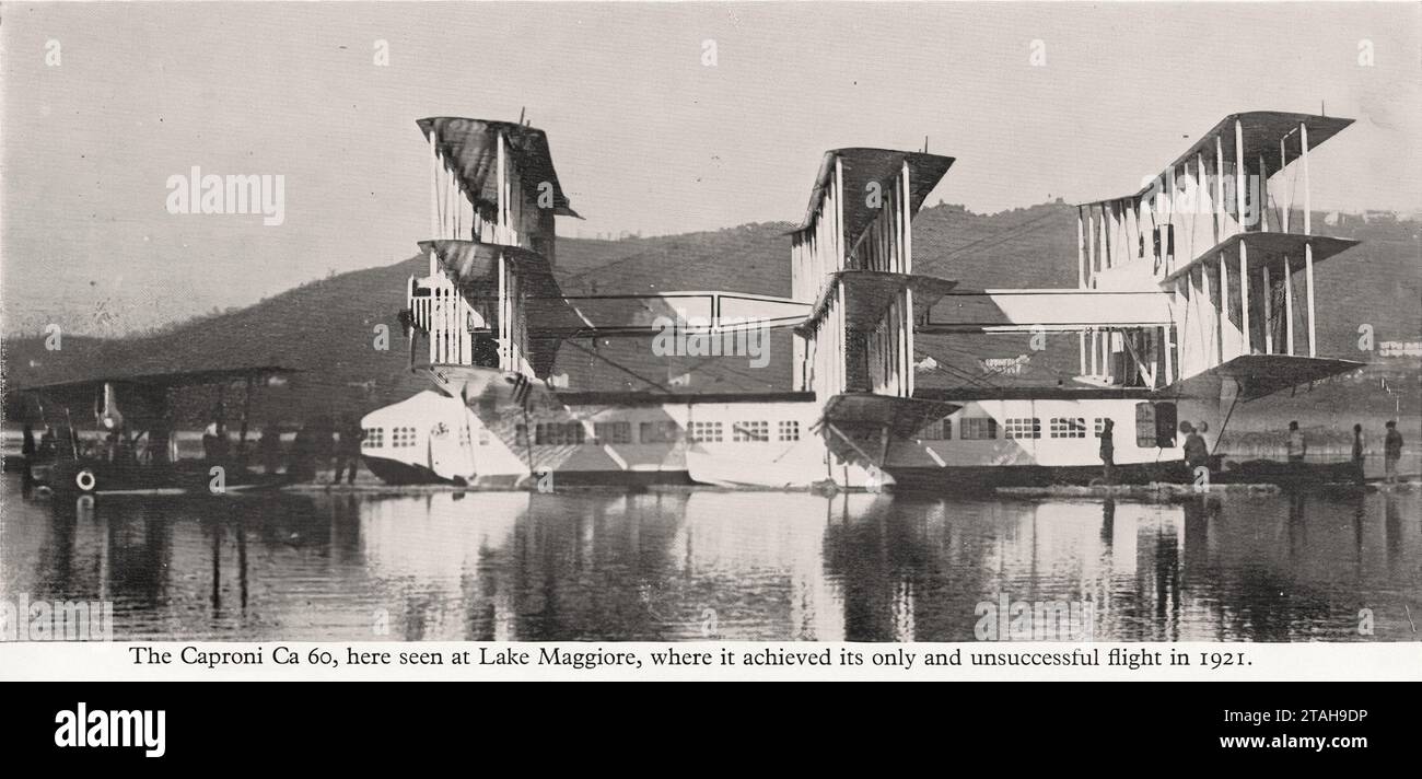 Airplane - Caproni Ca.60 Noviplano 00001 Stock Photo - Alamy