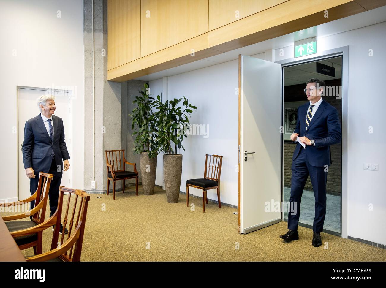 THE HAGUE - Joost Eerdmans (JA21) during a conversation with scout ...