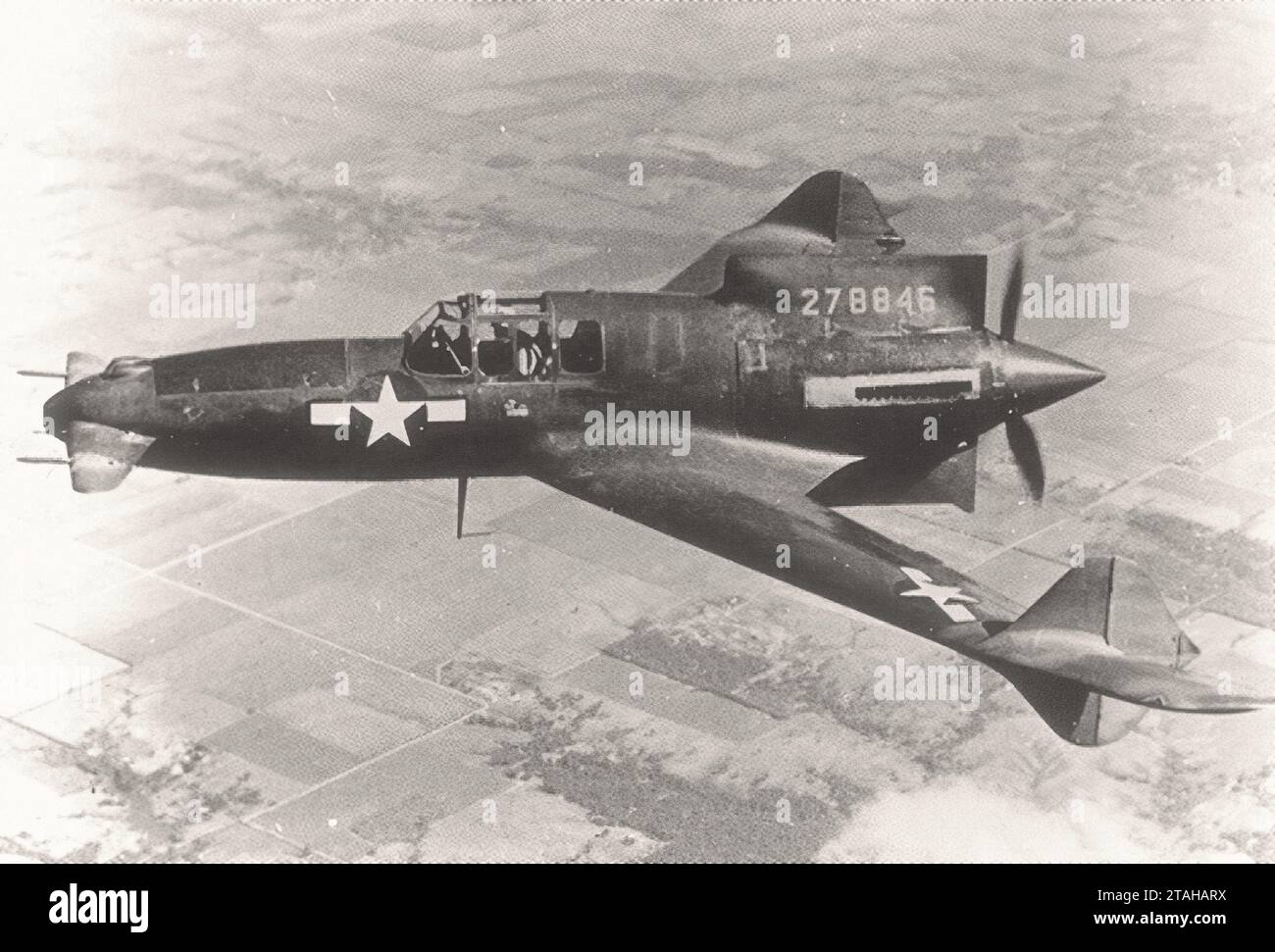 Airplane - Curtiss-Wright XP-55-1 Stock Photo - Alamy