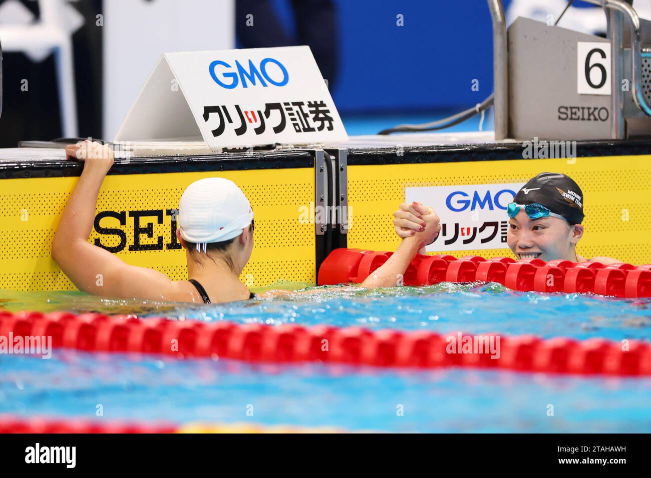 Tokyo Aquatics Centre, Tokyo, Japan. 1st Dec, 2023. (L-R) Satomi Suzuki, Reona Aoki, DECEMBER 1 ...