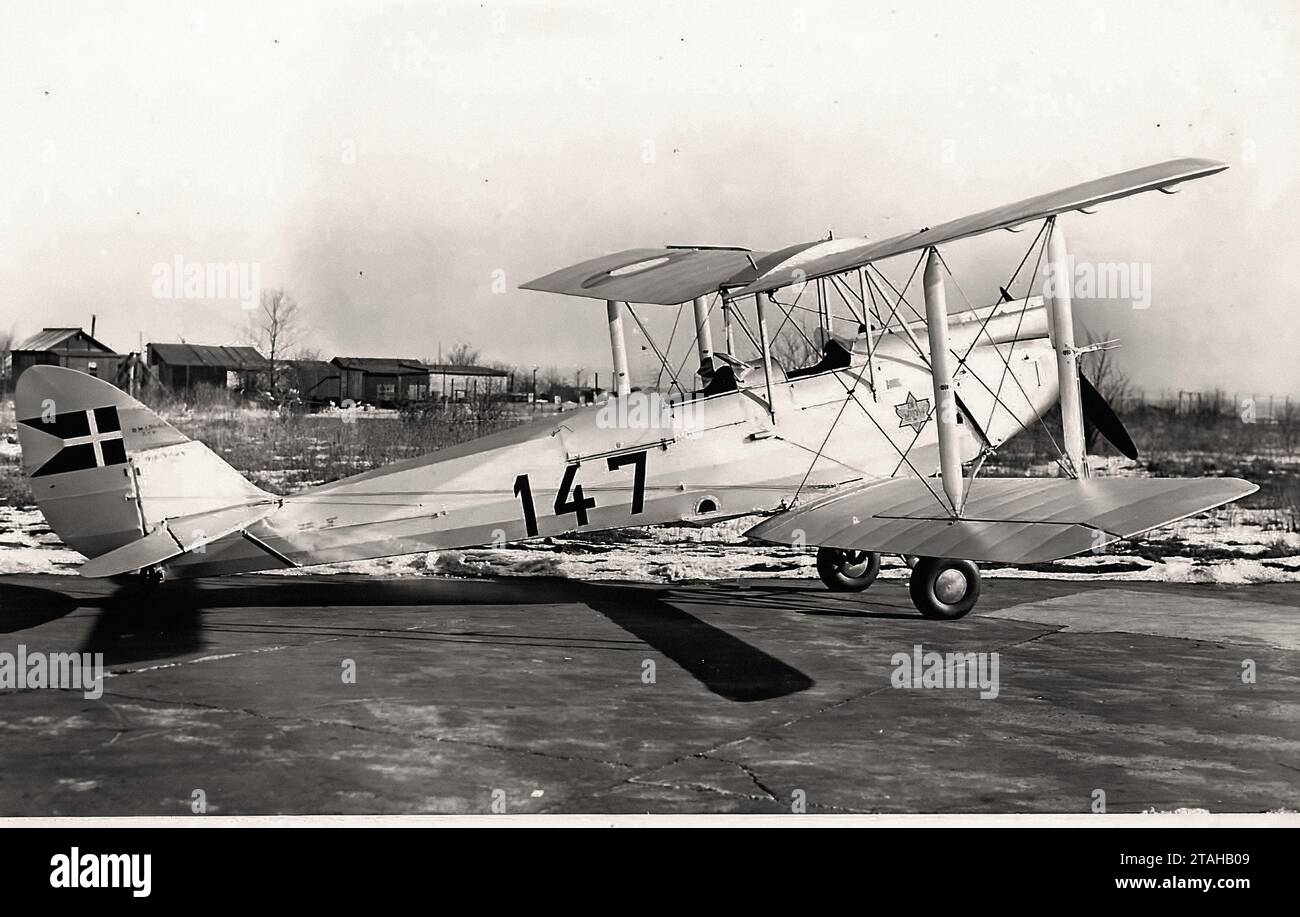 Airplane - de Havilland Moth DH.60 (L.B. III) 1 Stock Photo - Alamy