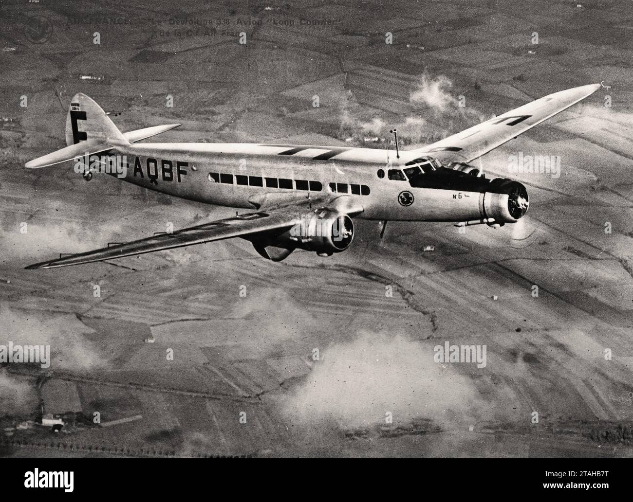 Airplane - Dewoitine 338 1 Stock Photo - Alamy