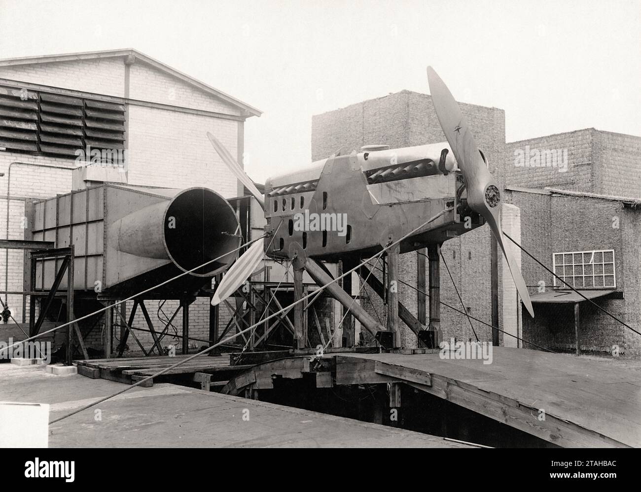 Airplane - Dornier Do X engine tested 1935 Stock Photo - Alamy
