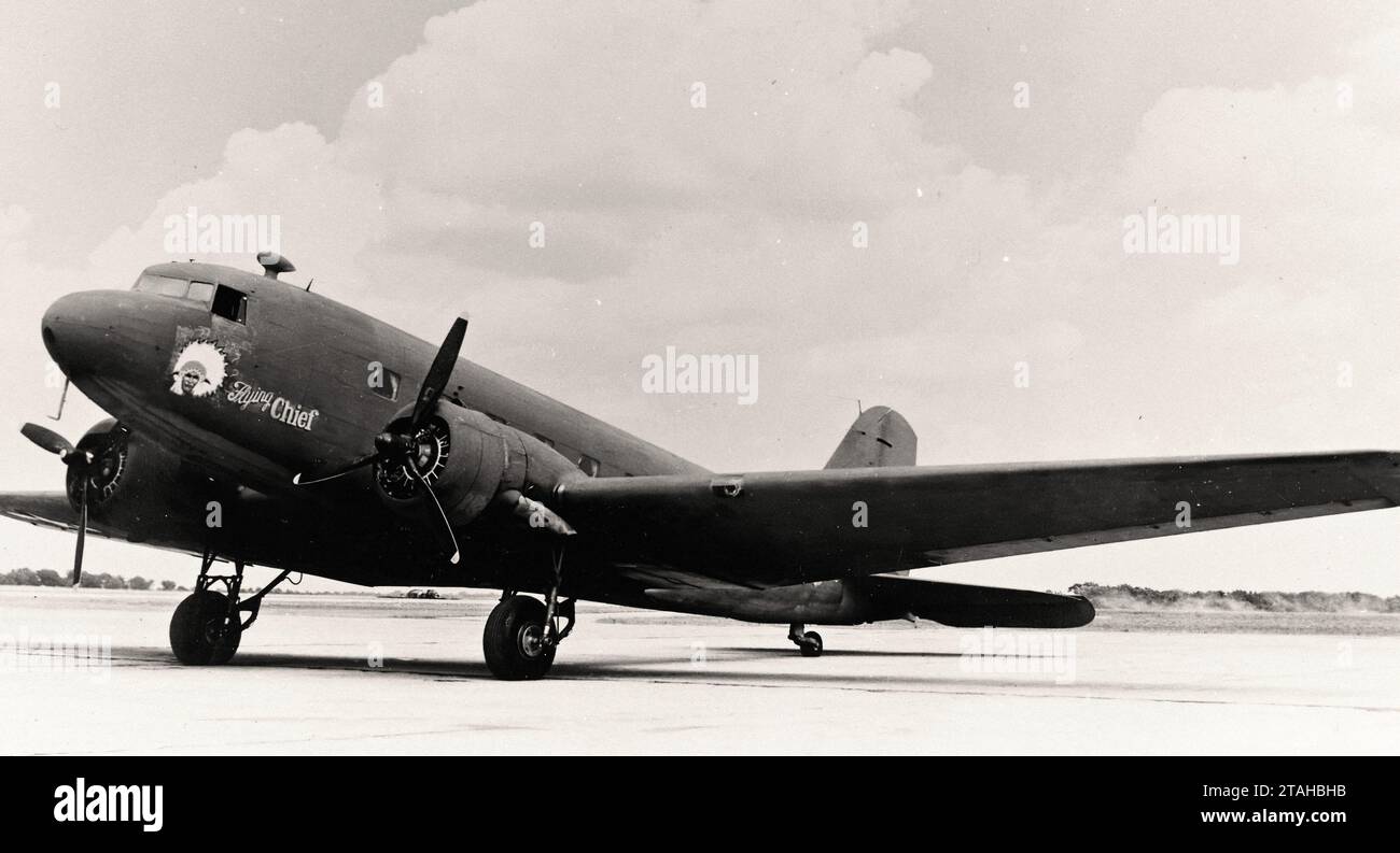 Airplane - Douglas C-42 Stock Photo - Alamy