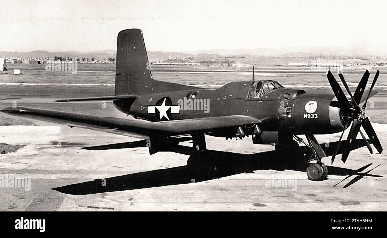 Airplane - Douglas XTB2D Skypirate 00005 Stock Photo - Alamy