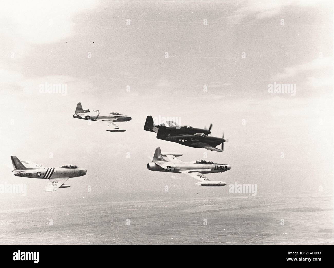 Airplane - F-80, F-82, F-86, F-94 Stock Photo - Alamy