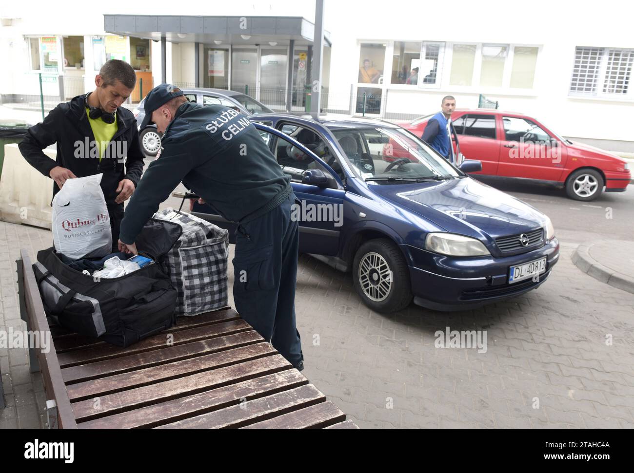 Medyka, Poland - June 11, 2017: Medyka-Shegyni checkpoint on the border ...