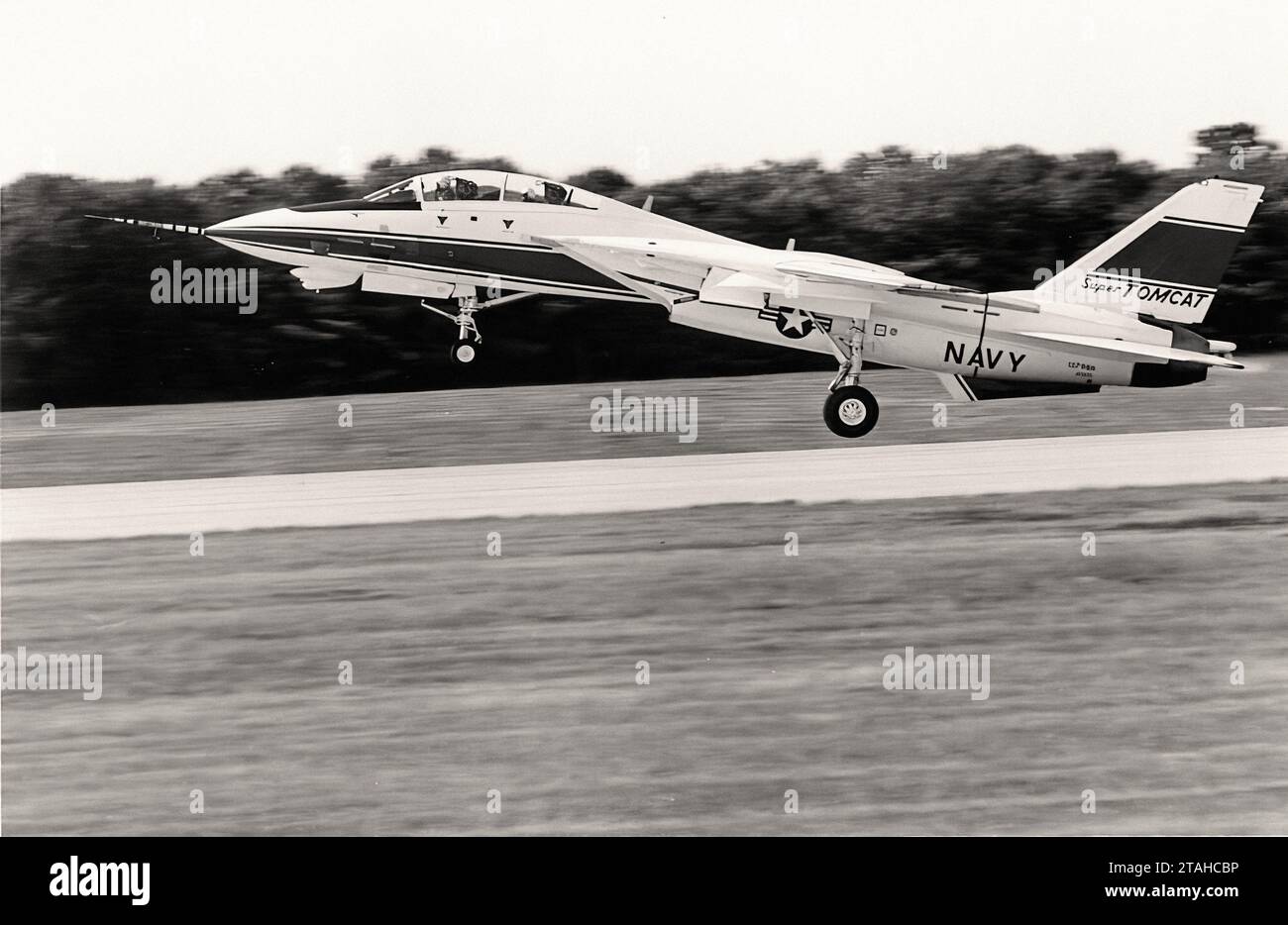 Airplane - Grumman F-14A Super Tomcat 1st take-off 1986 Stock Photo - Alamy
