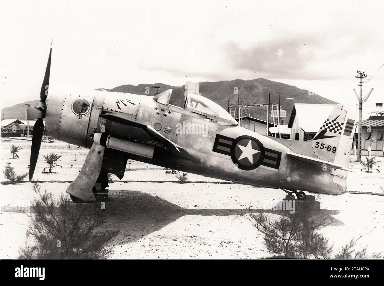 Airplane - Grumman F8F-1 VNAF Saigon Stock Photo - Alamy
