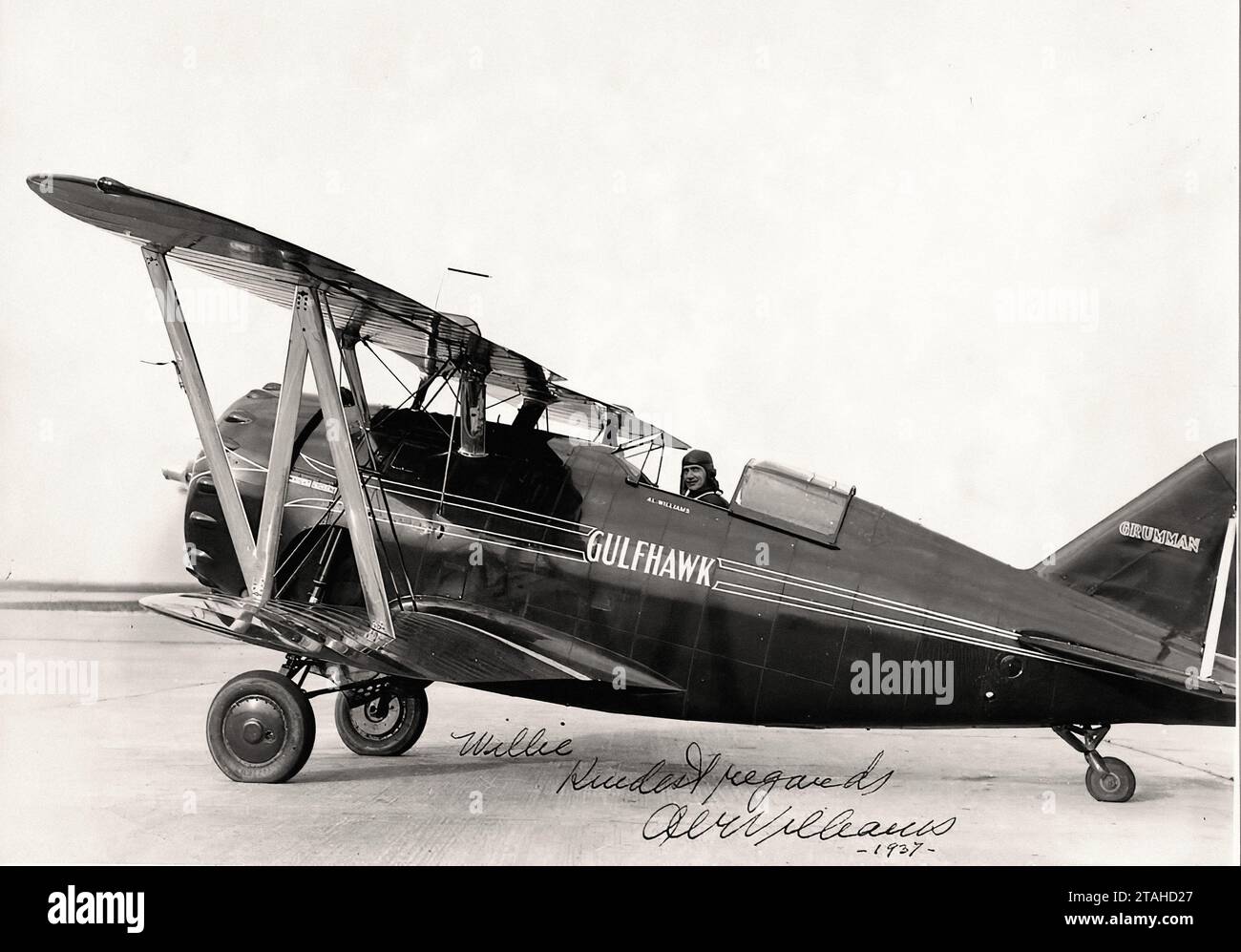 Airplane - Grumman Gulfhawk 6 1937 Stock Photo - Alamy