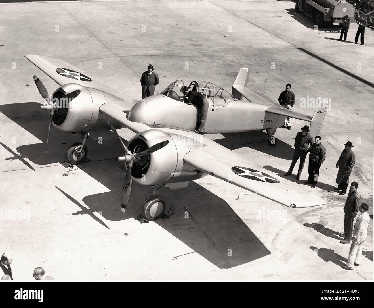 Airplane - Grumman XF5F Skyrocket 0 Stock Photo - Alamy
