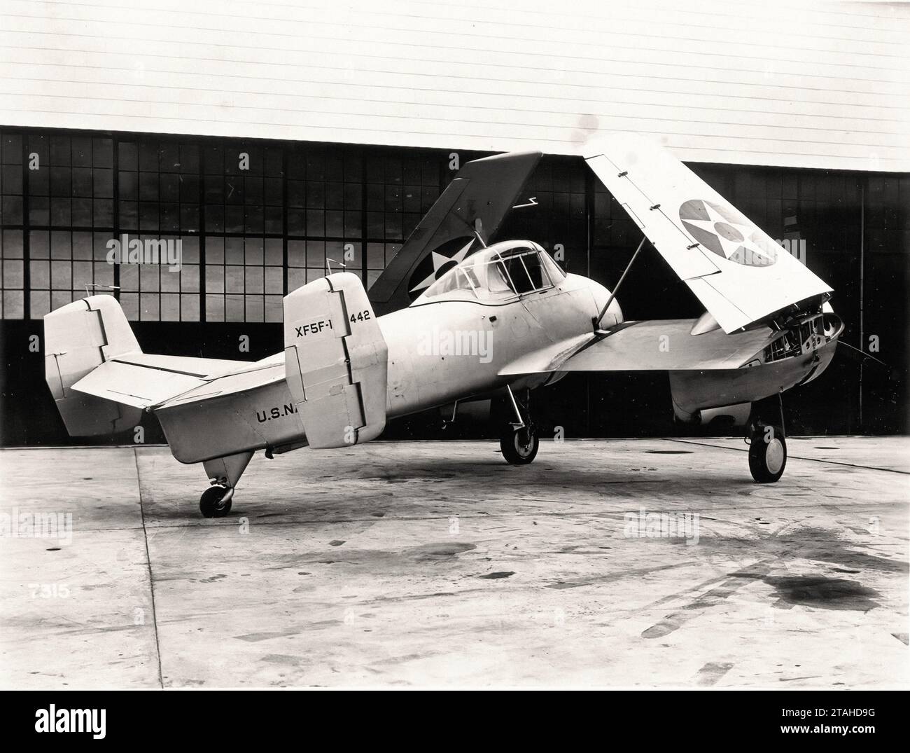 Airplane - Grumman XF5F Skyrocket Stock Photo - Alamy