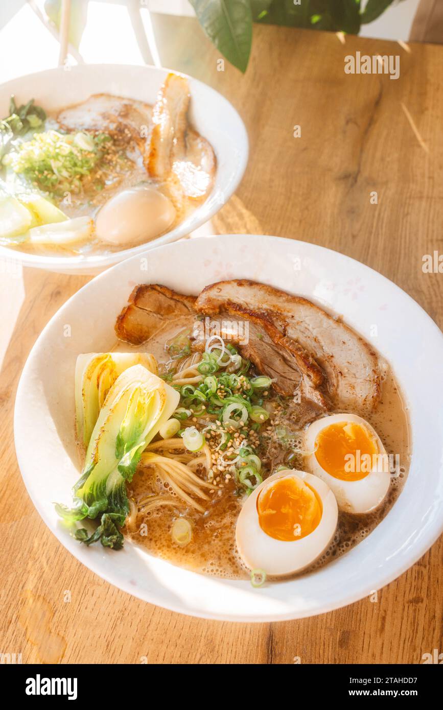 Black garlic tonkotsu hi-res stock photography and images - Alamy