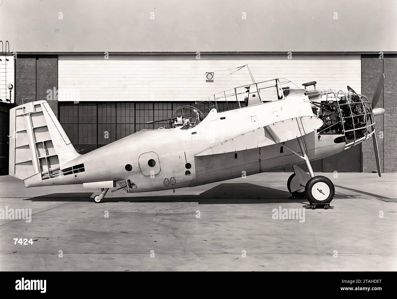 Airplane - Grumman XTBF-1 Mockup 1940 Stock Photo - Alamy