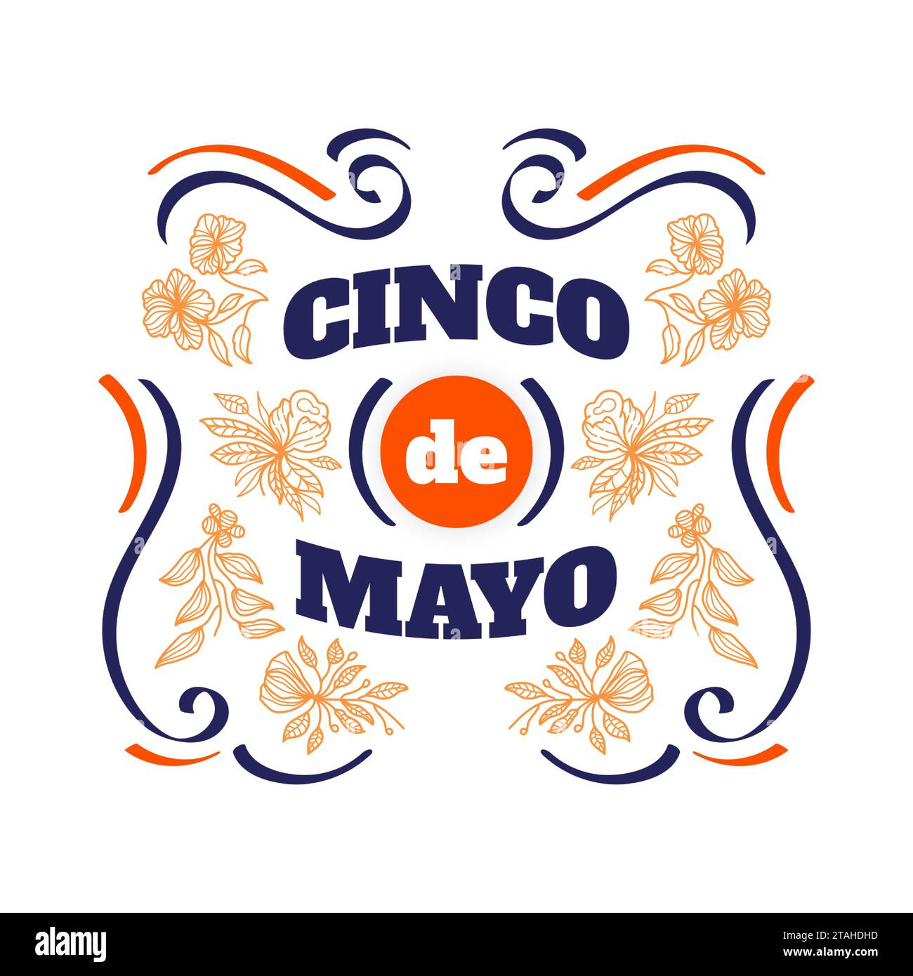 Colorful Cinco de Mayo Lettering. Can be Used for Banner, Poster, and ...