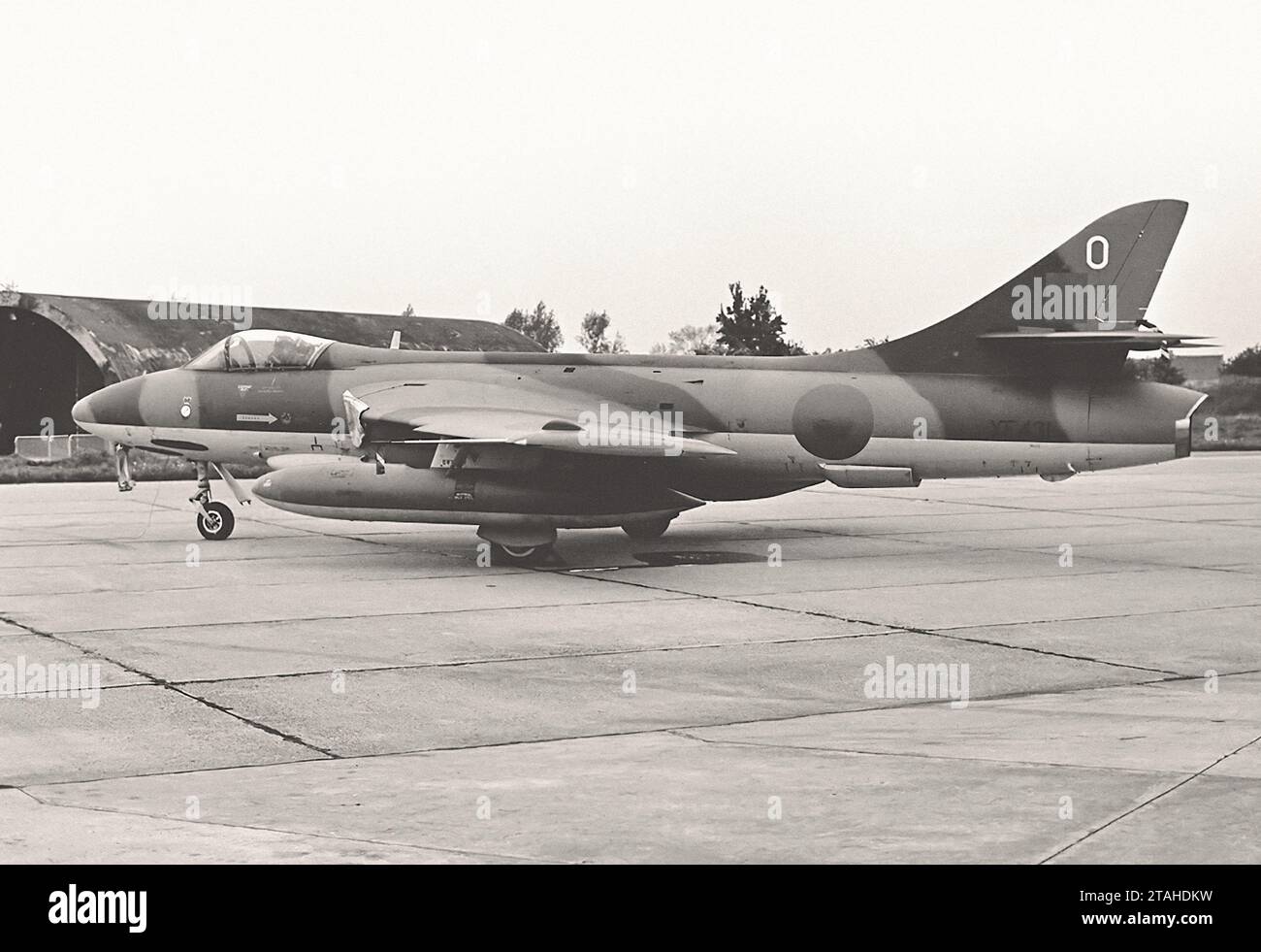 Airplane - Hawker Hunter FGA9 Stock Photo - Alamy
