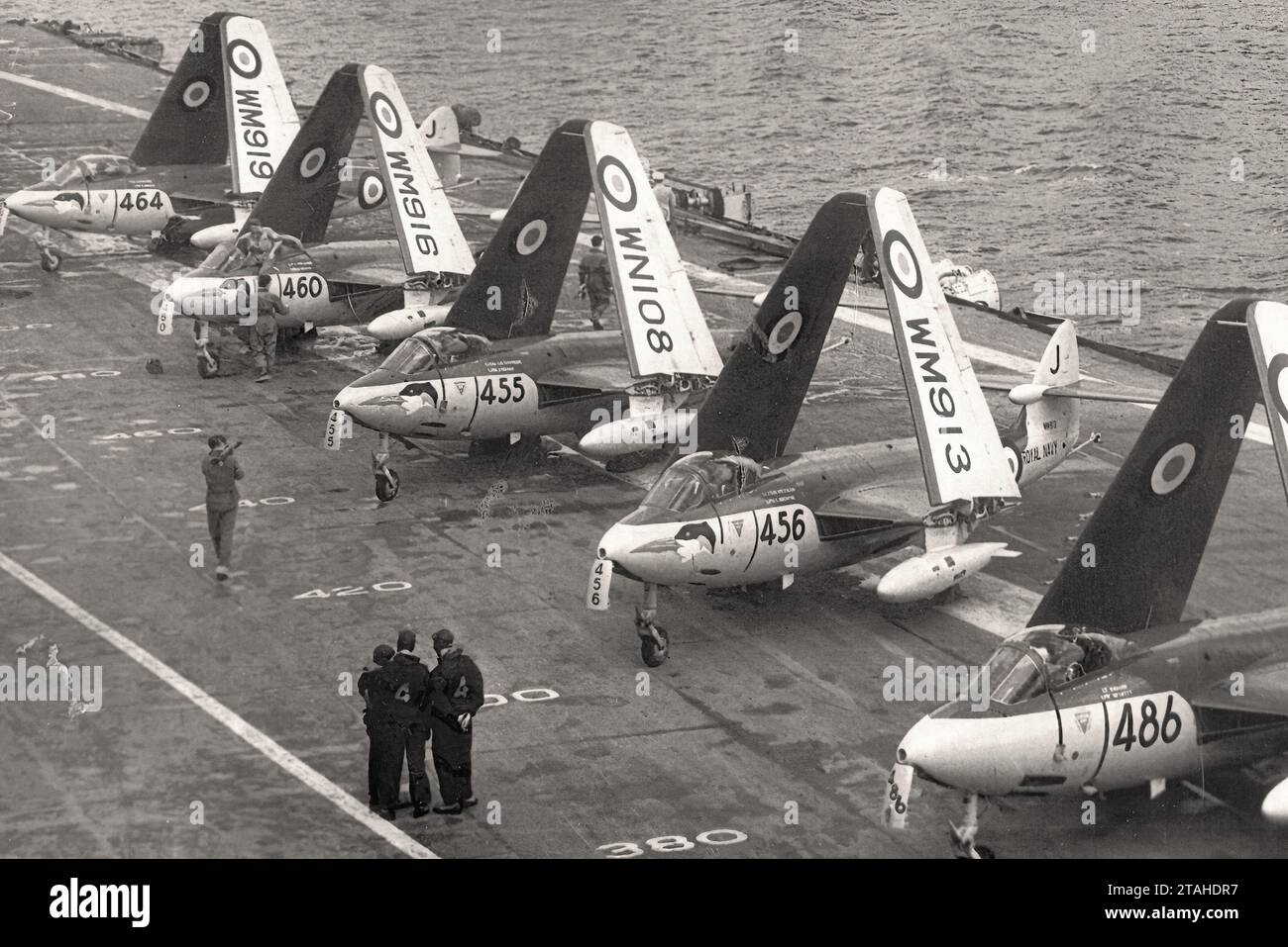 Airplane - Hawker Sea Hawk 6 Stock Photo - Alamy