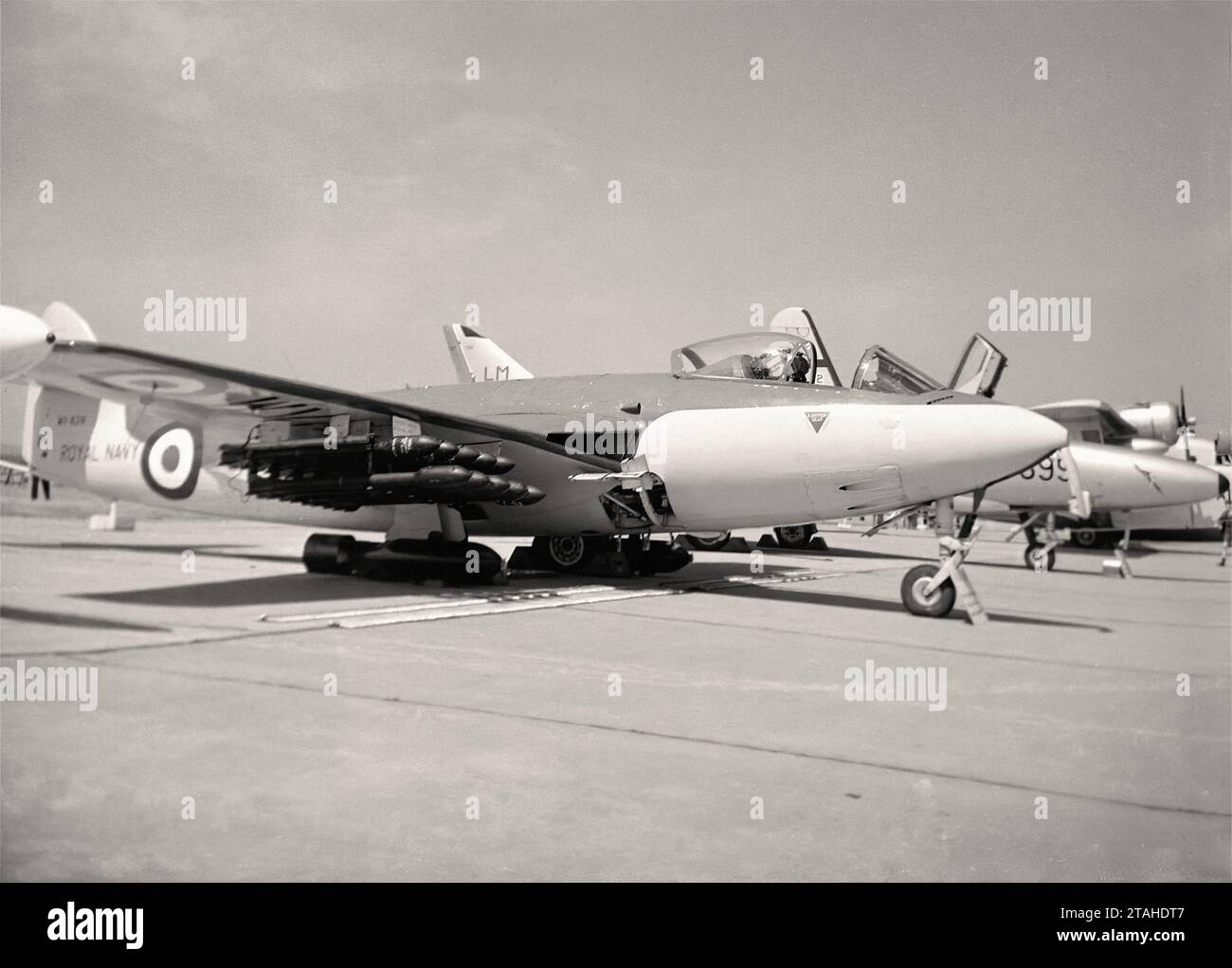 Airplane - Hawker Sea Hawk 1 Stock Photo - Alamy