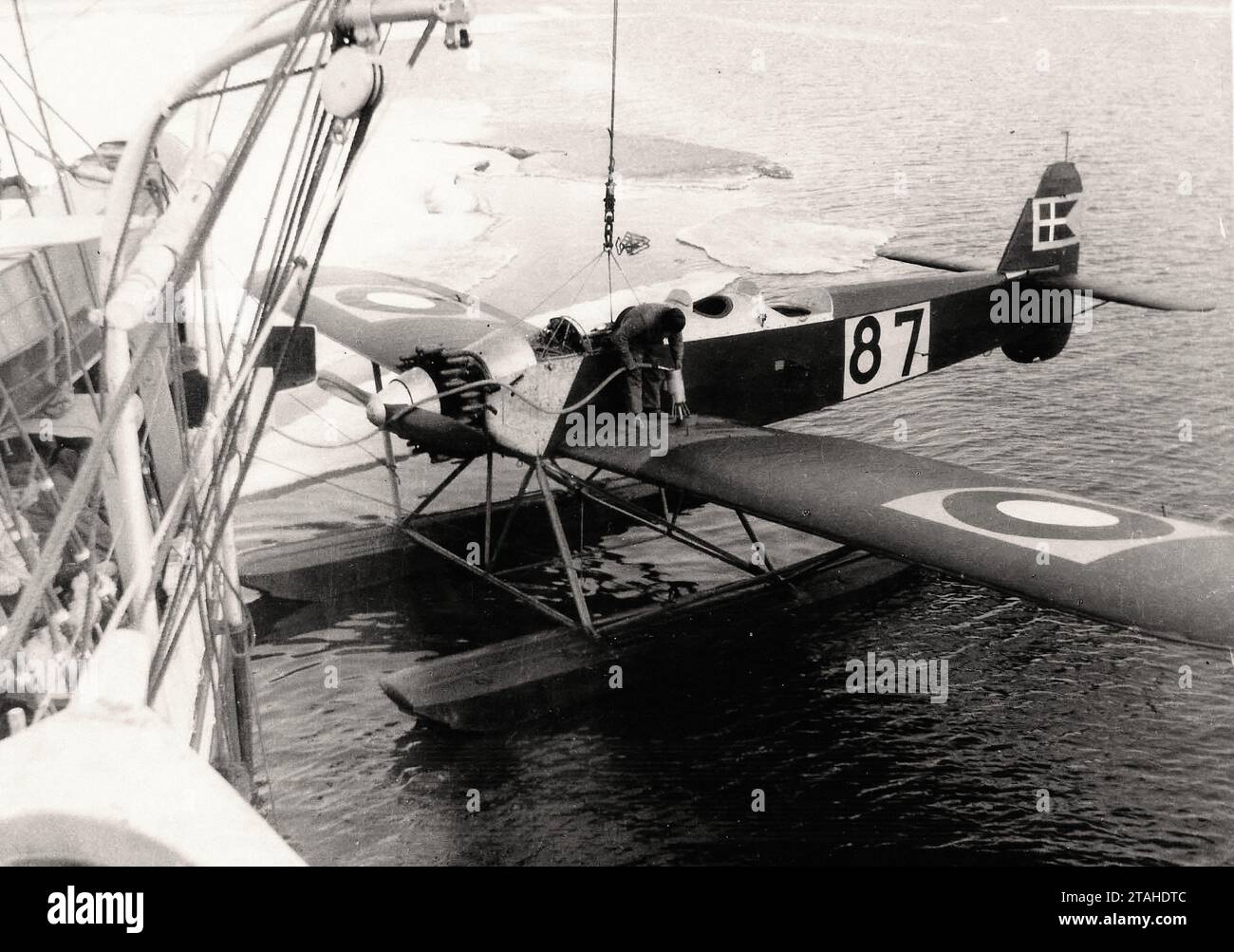 Airplane - Heinkel He 8 (H.M. II) 3 Stock Photo - Alamy
