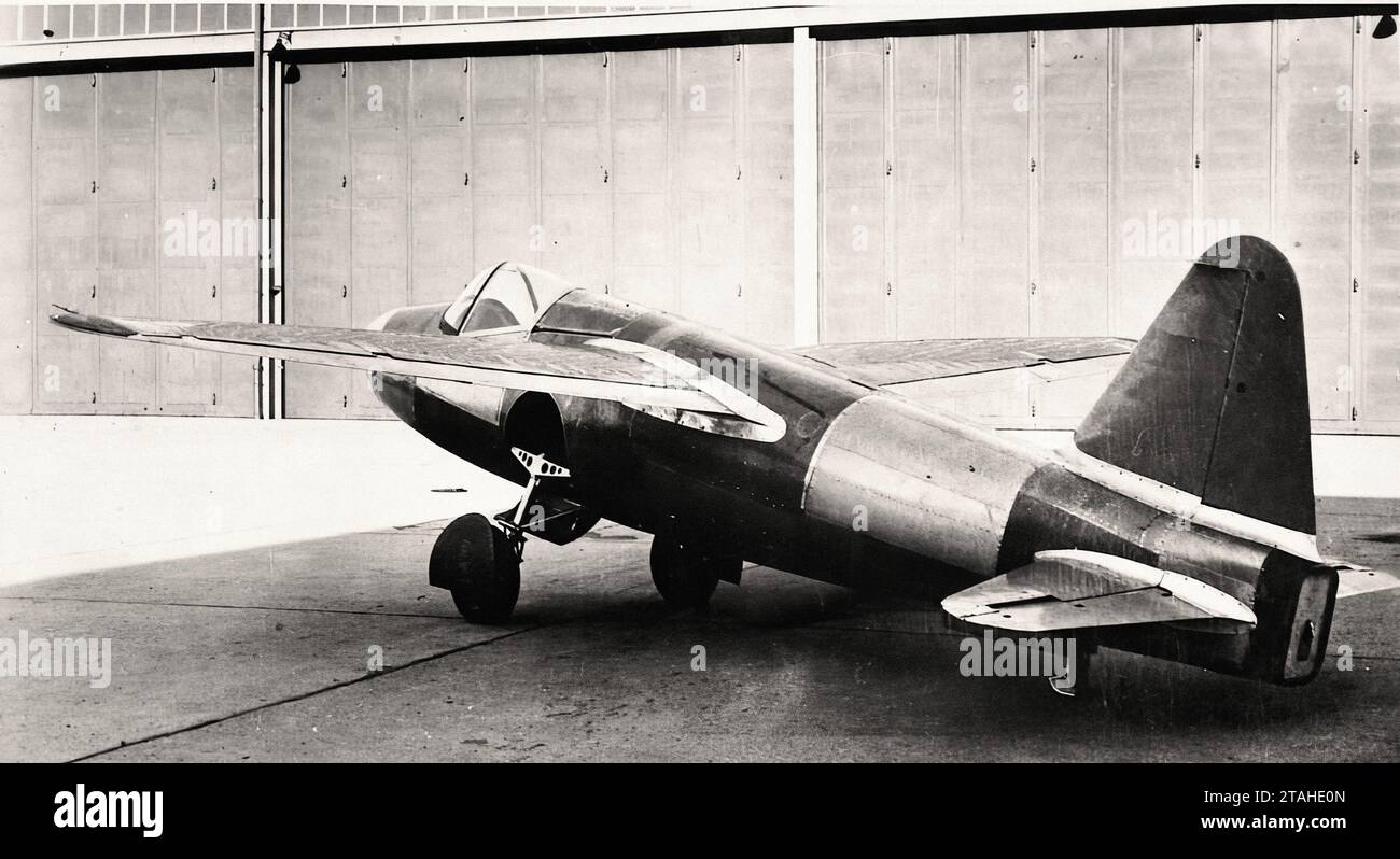 Airplane - Heinkel He 178 f Stock Photo - Alamy