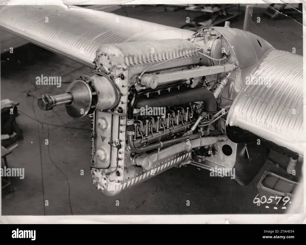 Airplane - Jumo schweroelmotor (diesel engine) fitted to a Junkers Ju ...