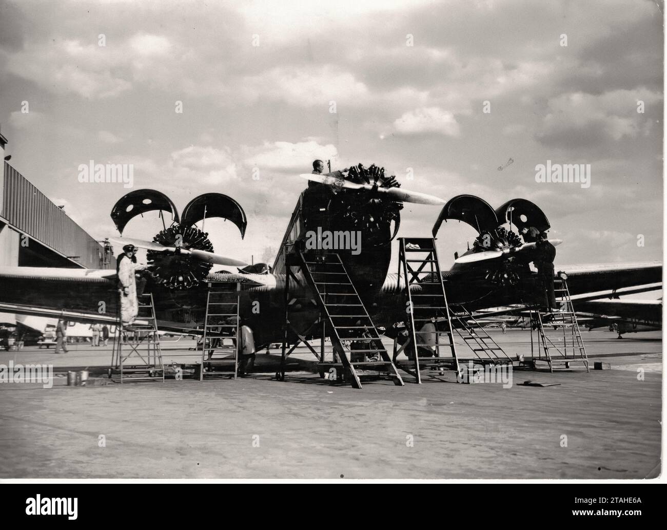 Airplane - Junkers Ju 52 3m Stock Photo - Alamy