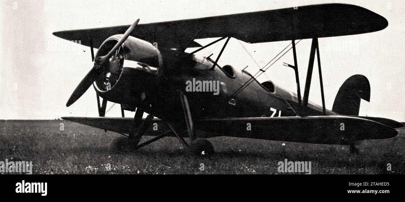 Airplane - Koolhoven F.K.51a Stock Photo - Alamy