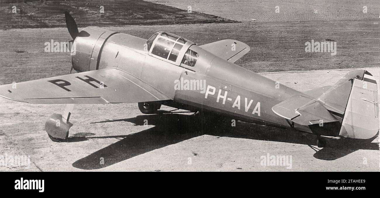Airplane - Koolhoven F.K.58 Stock Photo - Alamy