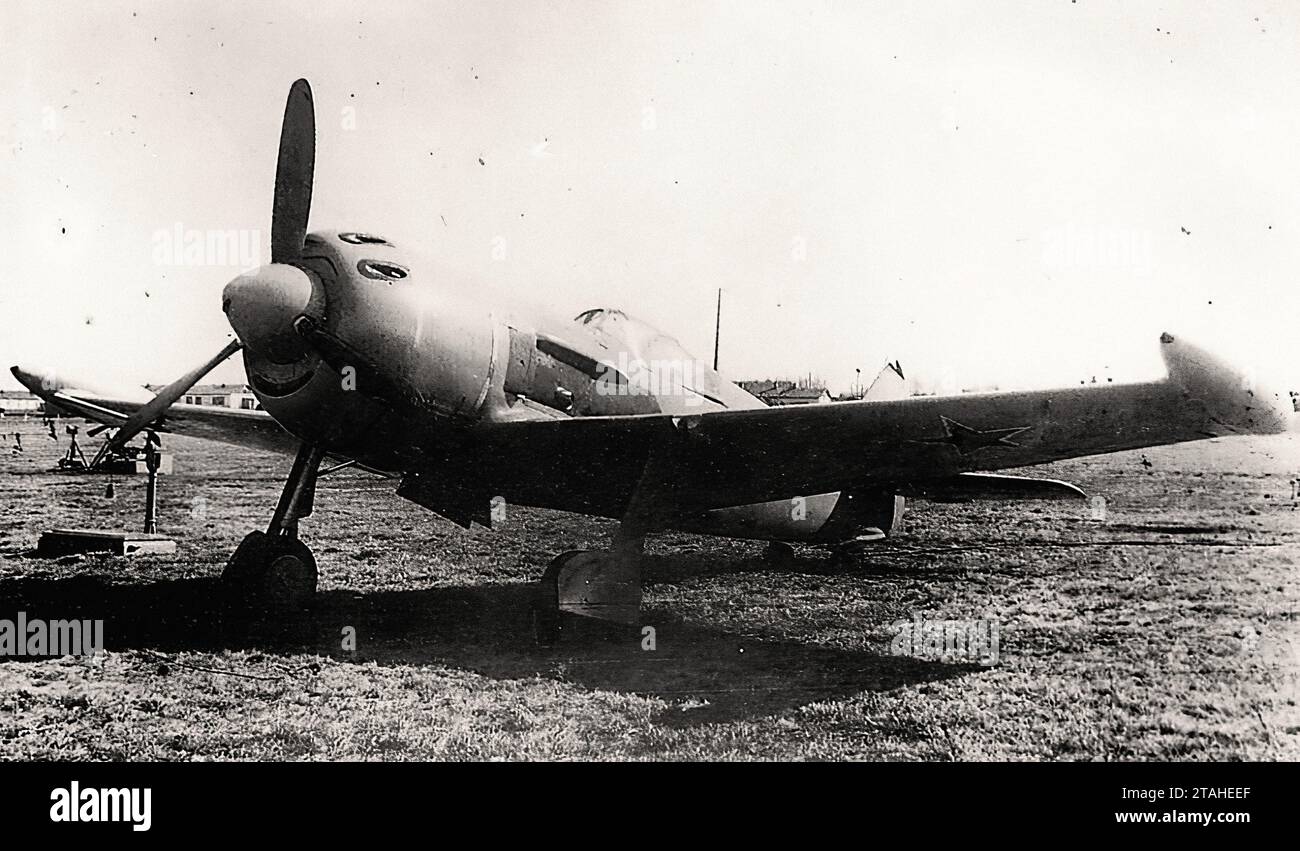 Airplane - Lavochkin La-11 fighter Stock Photo - Alamy